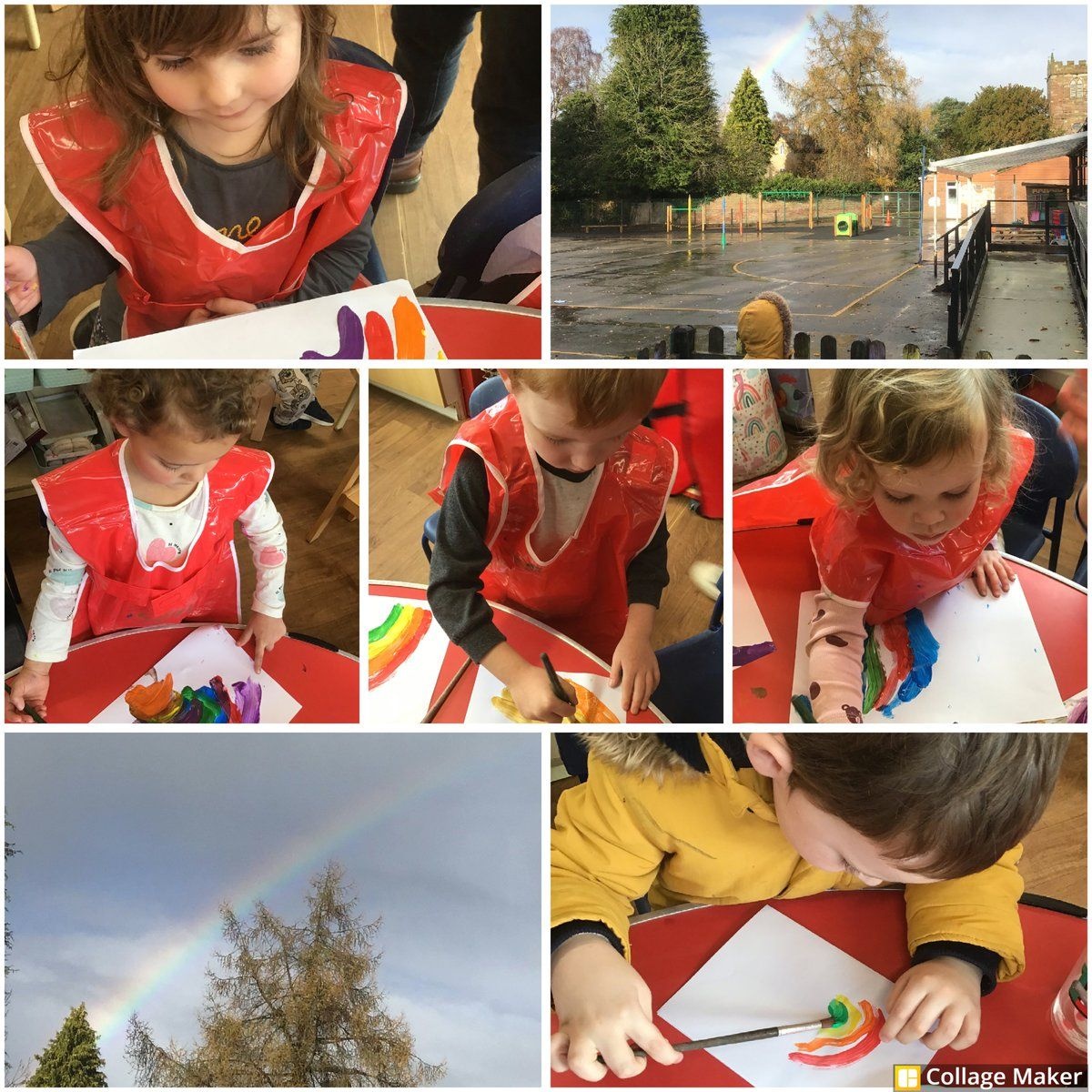 Prees CE Primary School and Nursery - Painting the Rainbow