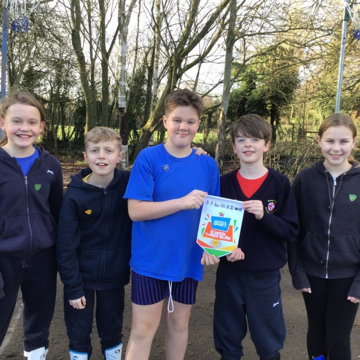 Prees CE Primary School and Nursery - School Games Mark Gold Award!