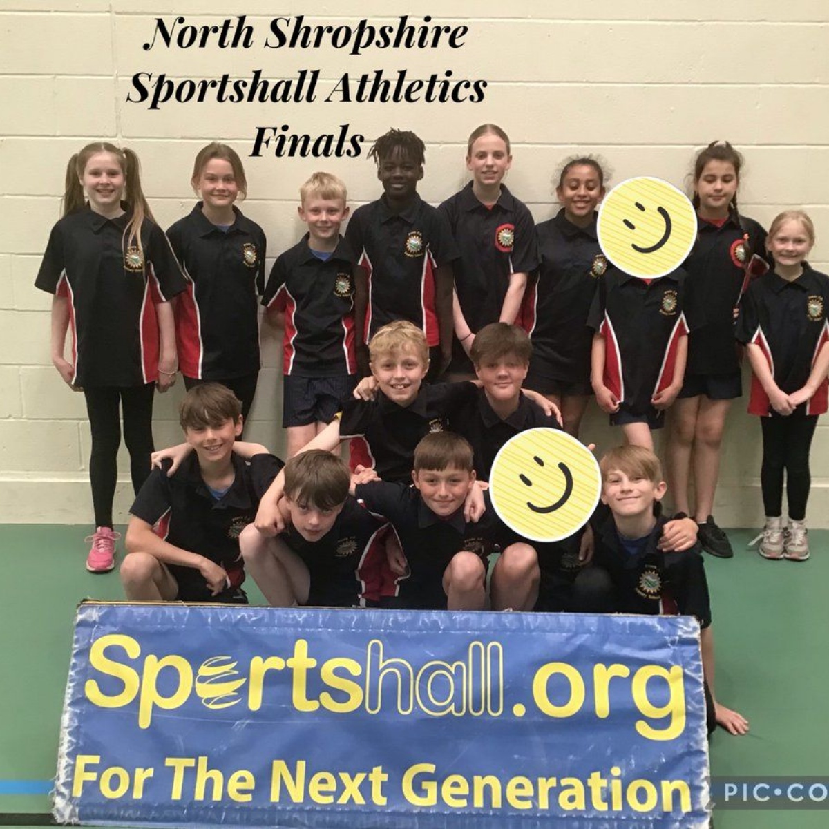 Prees CE Primary School and Nursery - Our Team at the Area Athletics Finals