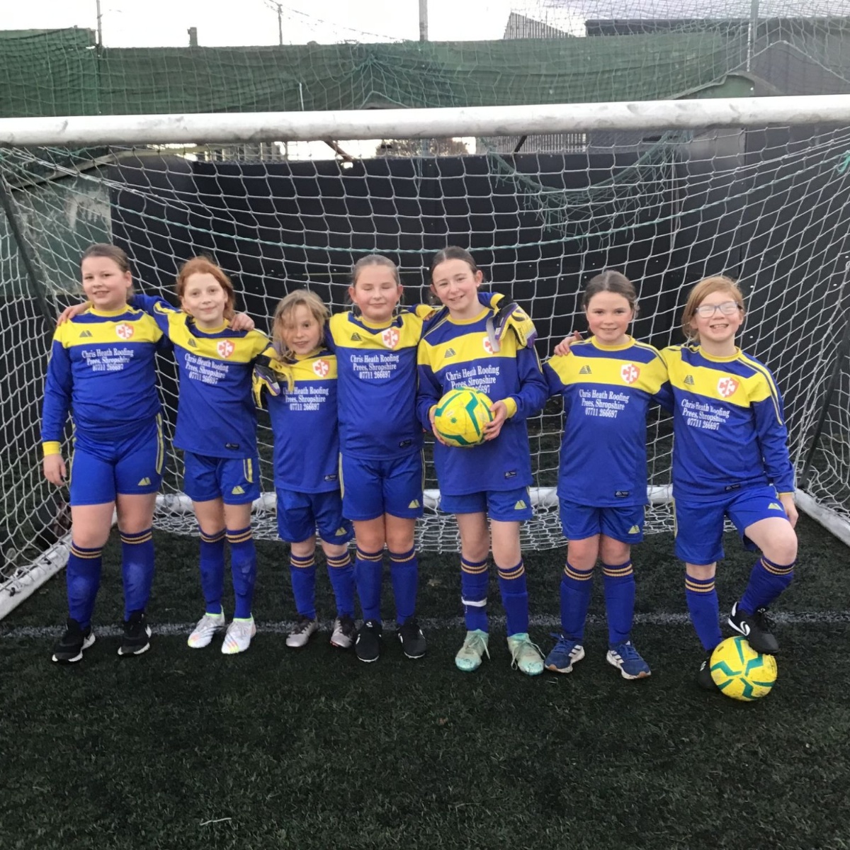 Prees CE Primary School and Nursery - Girls Impress in Football Friendly